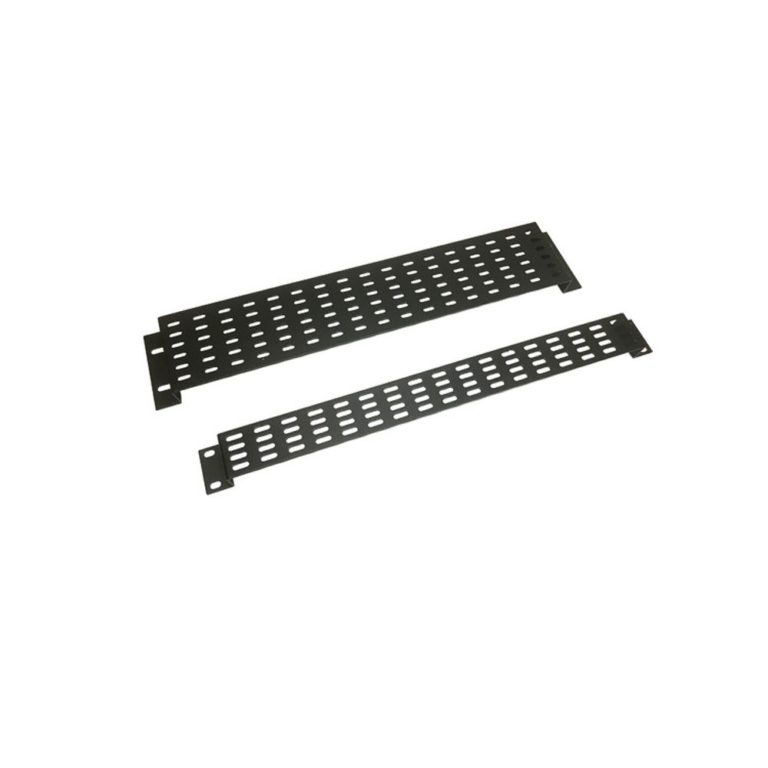 1RU Recessed Rack Panel for Mounting or Ventilation - Toner Cable