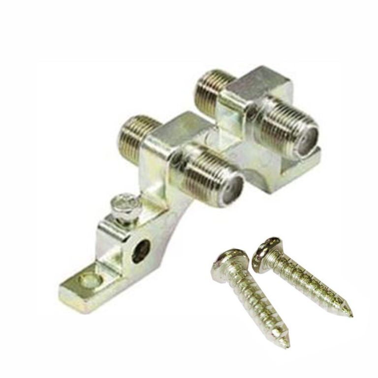 GRB-2 Ground Block with Two Grounding F Fitting - Toner Cable